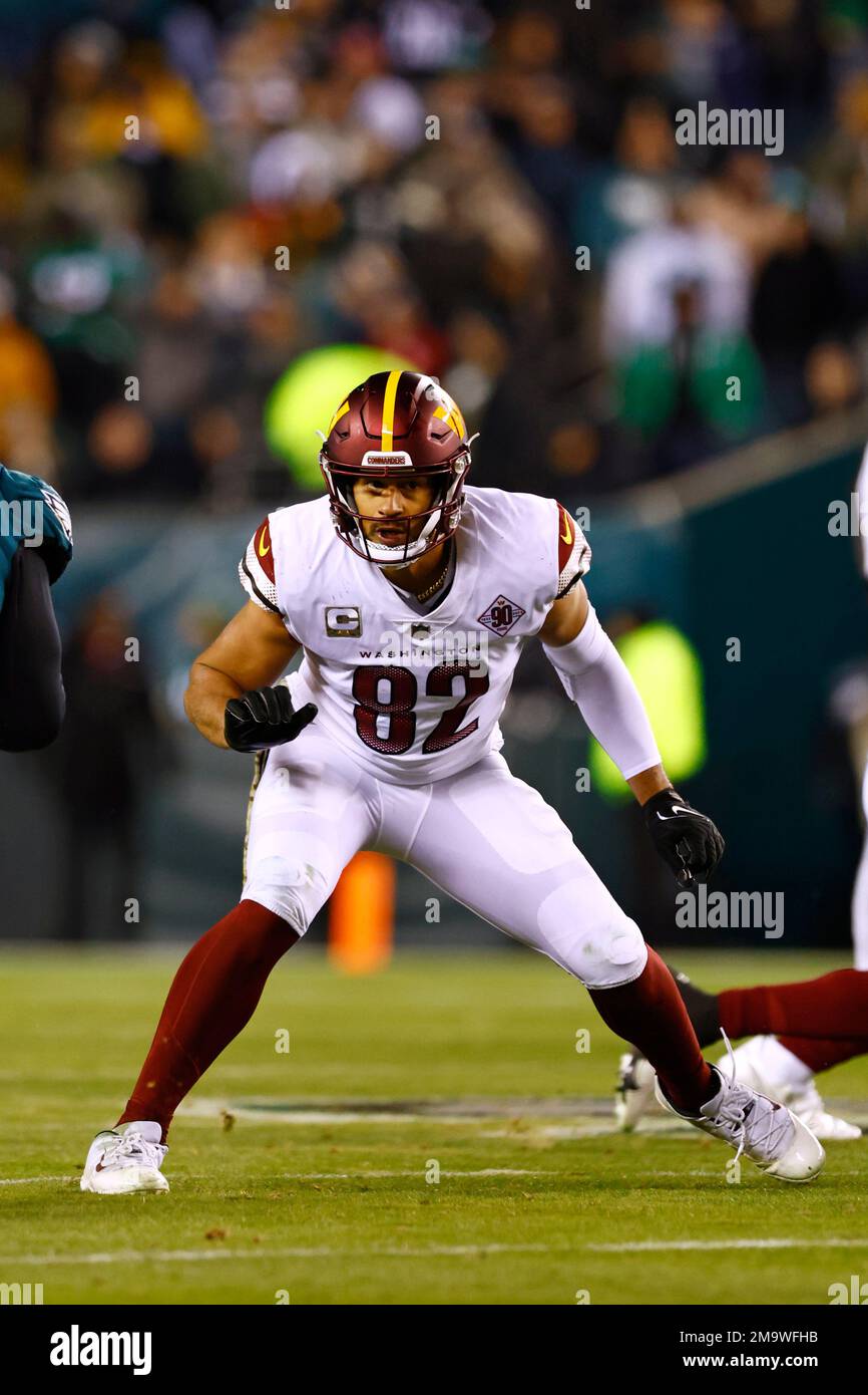 Washington Commanders tight end Logan Thomas (82) in action against the ...