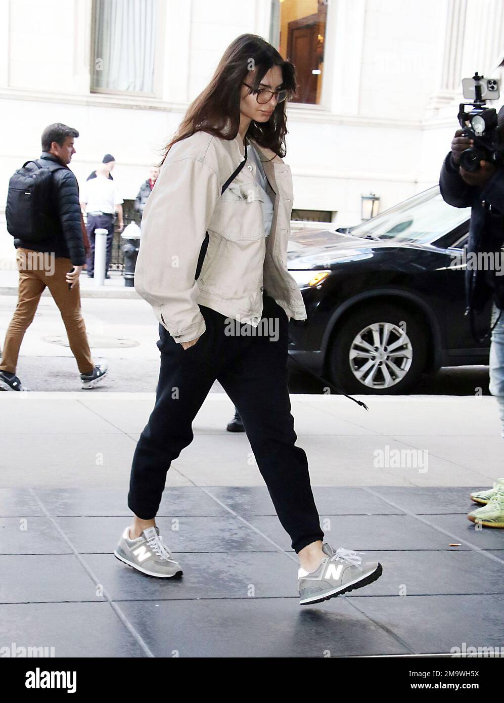 Emily Ratajkowski, host of High Low with EmRata a weekly podcast, heads ...