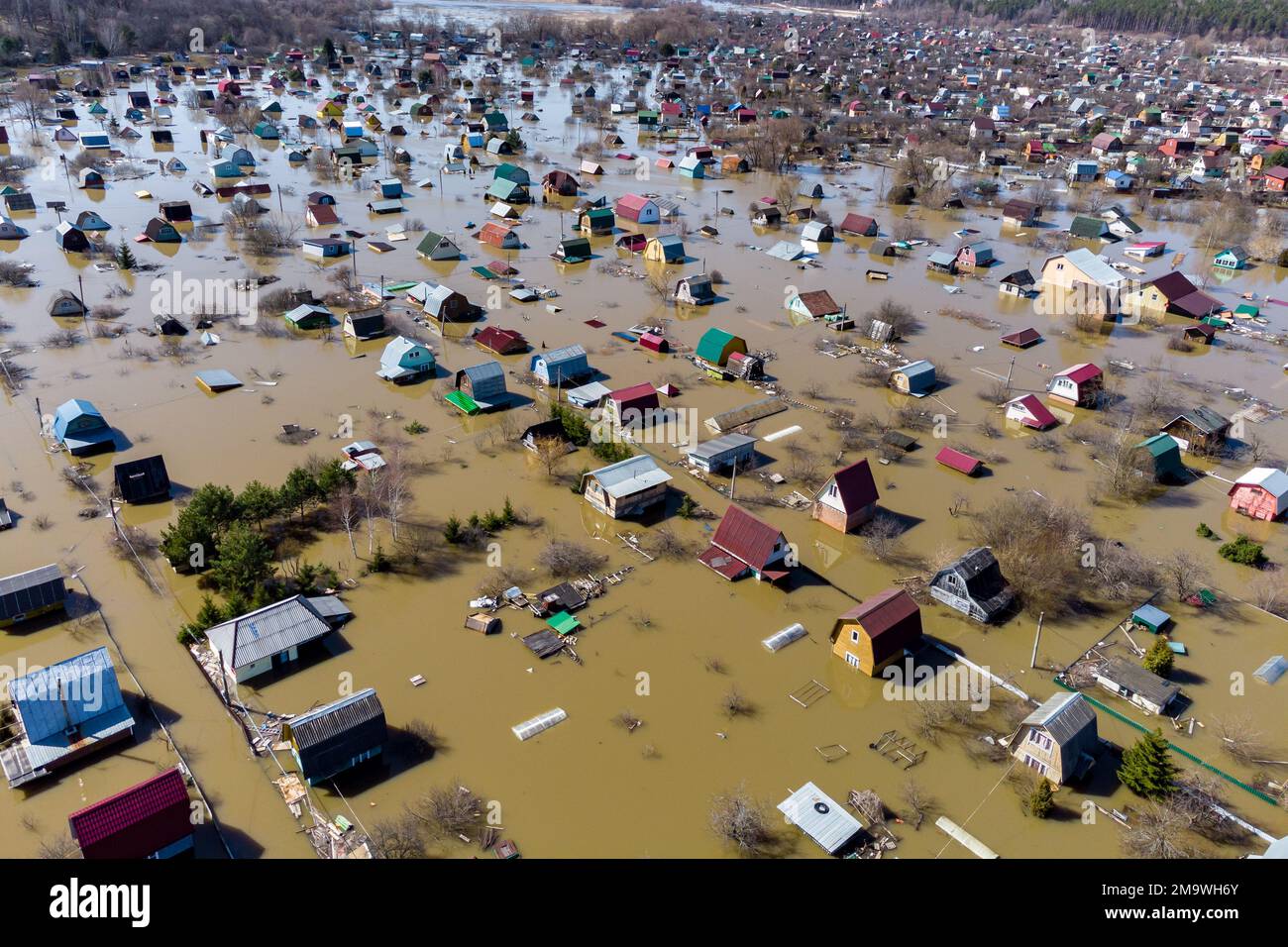 Flooded suburban areas hi-res stock photography and images - Alamy