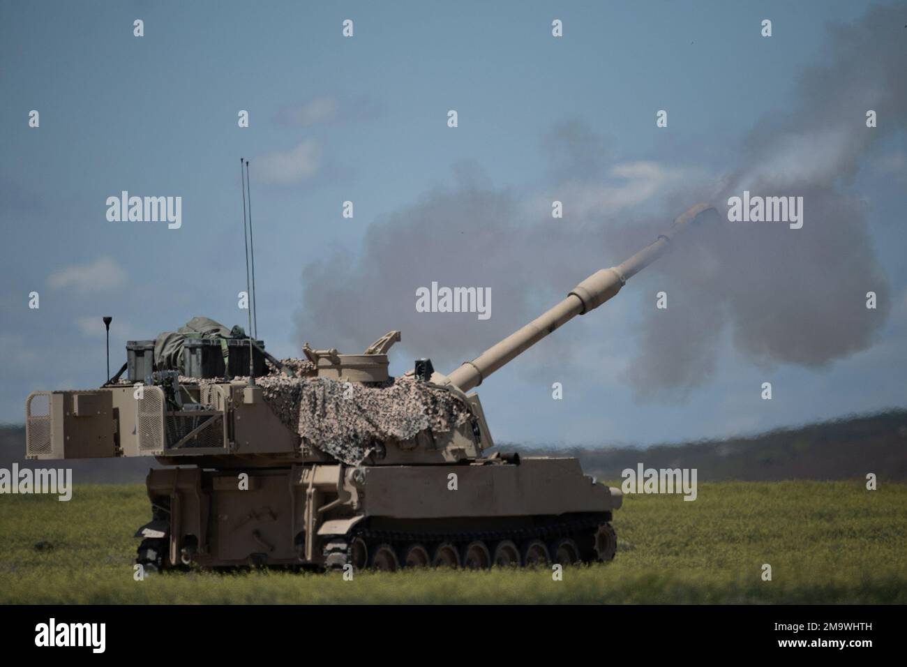 The Idaho Army National Guard’s 148th Field Artillery Regiment during ...