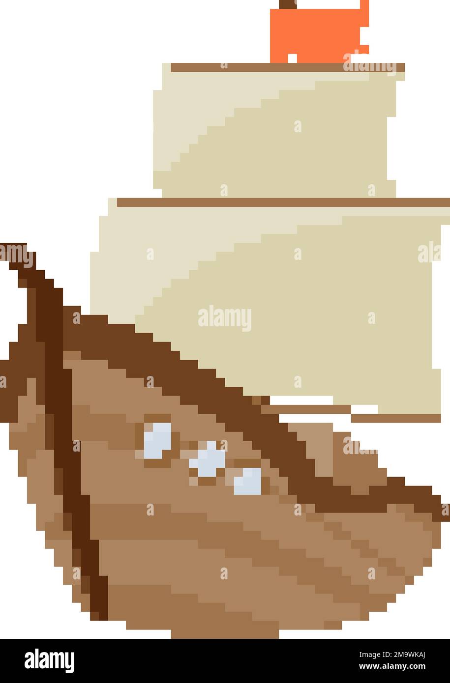 Old Ship.Vector illustration that is easy to edit Stock Vector Image ...