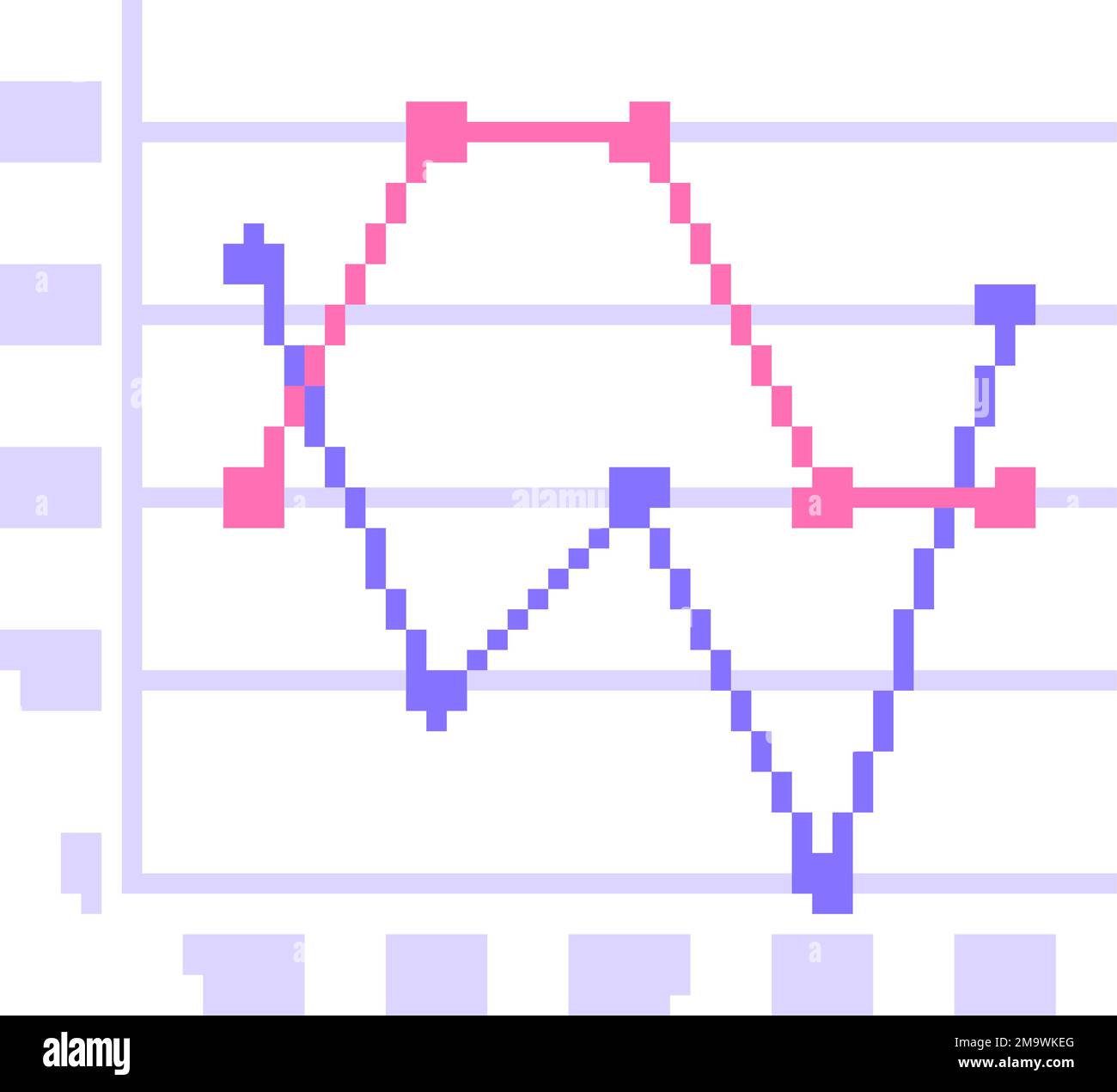 Line graph. Vector illustration that is easy to edit Stock Vector Image ...