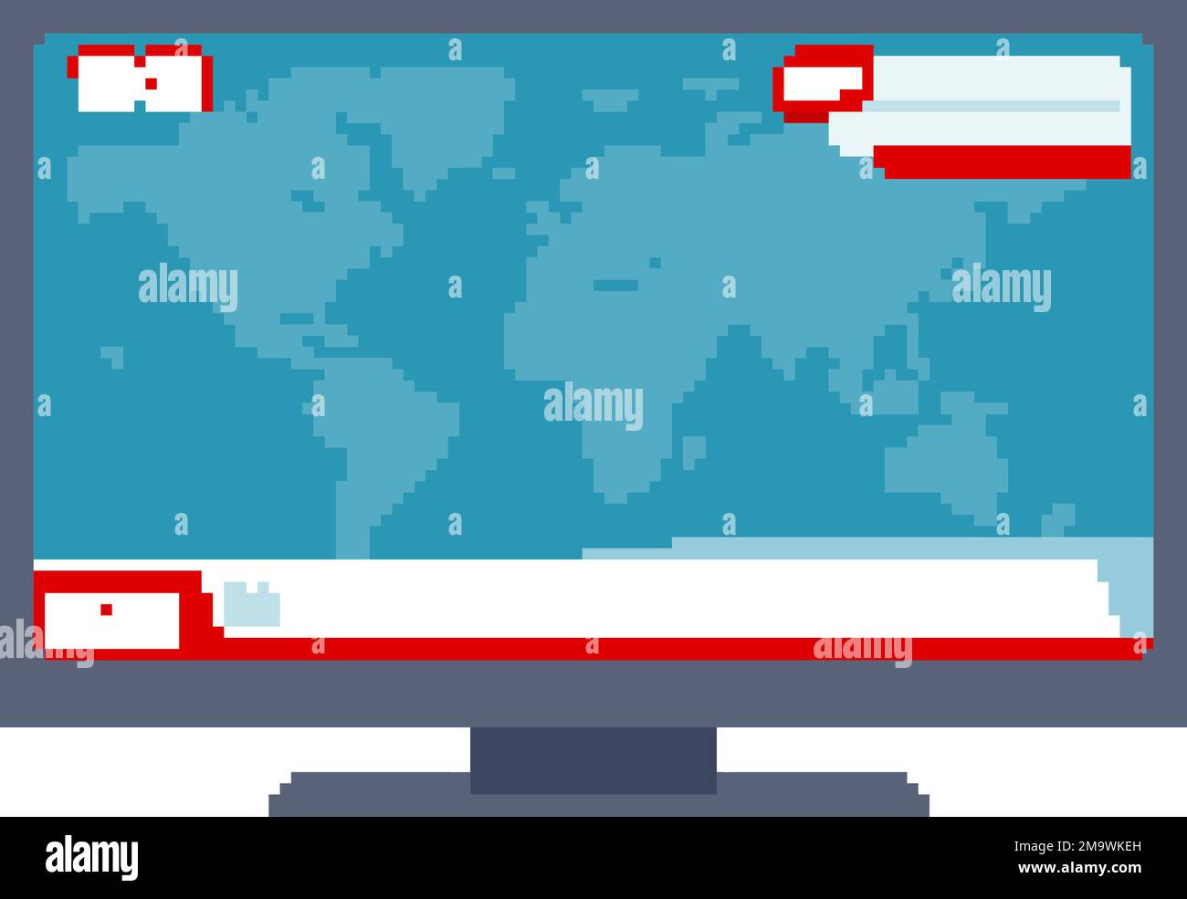 Laptop front and back. Vector illustration that is easy to edit Stock ...