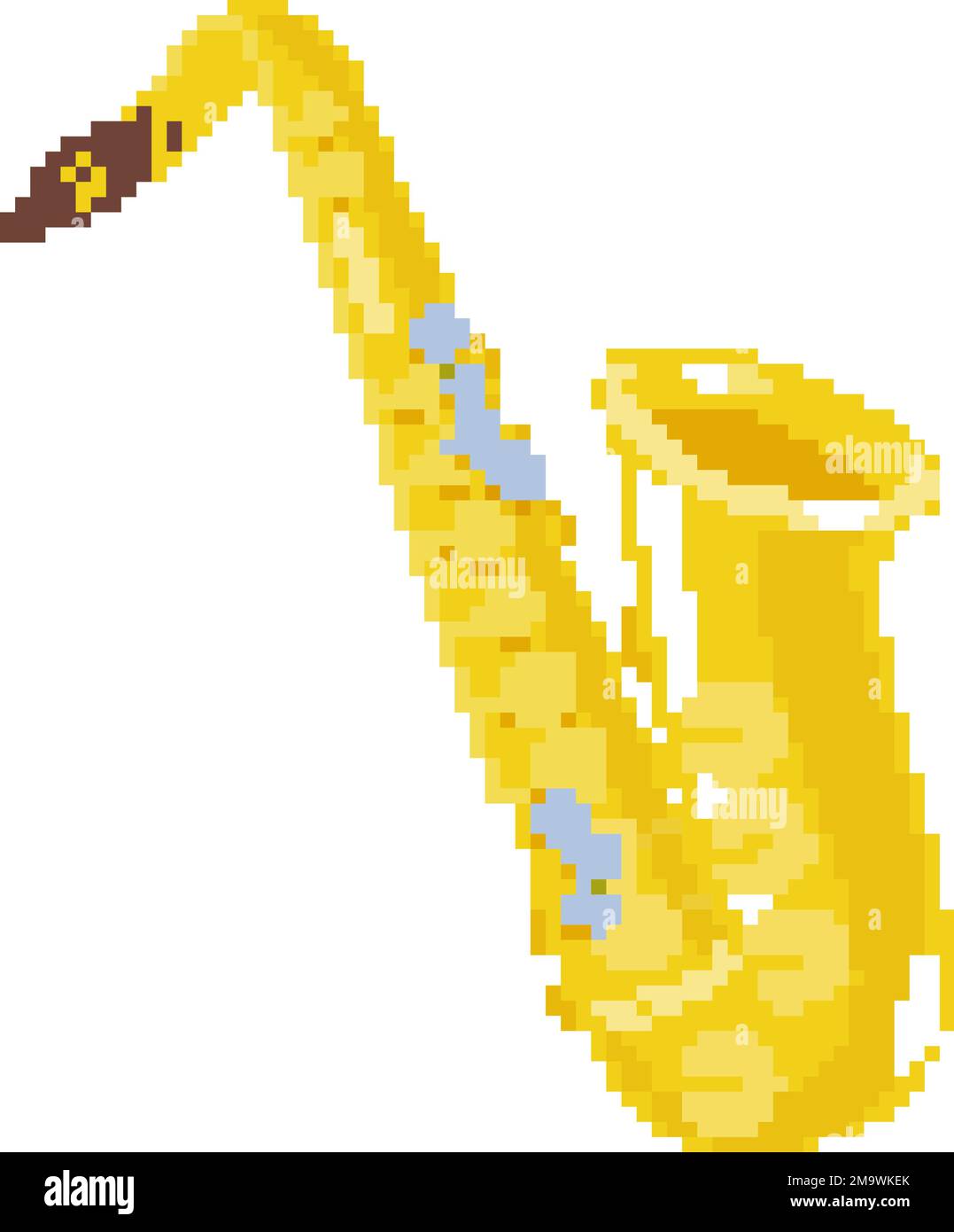 Saxophone. Vector illustration that is easy to edit Stock Vector Image ...