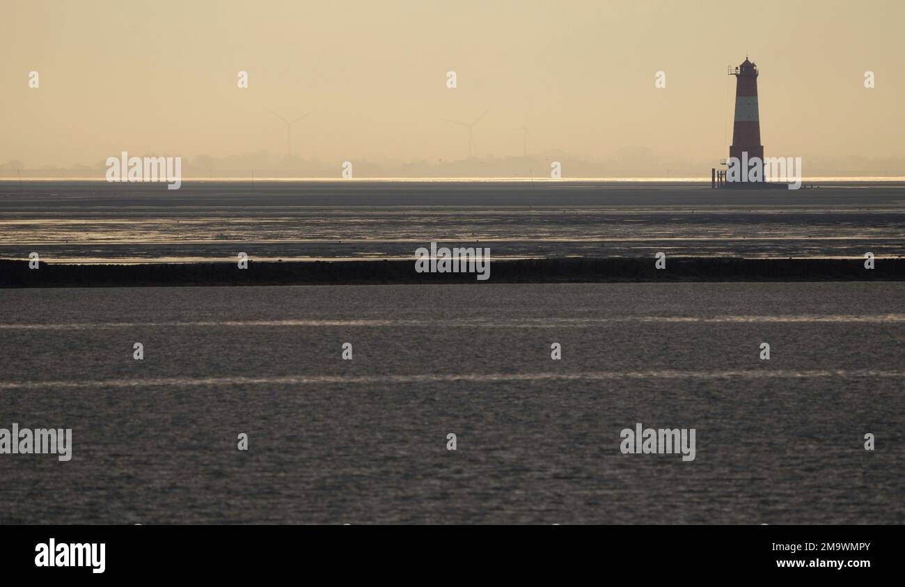 The 'Arngast' lighthouse is pictured in Wilhelmshaven, Germany, Tuesday ...