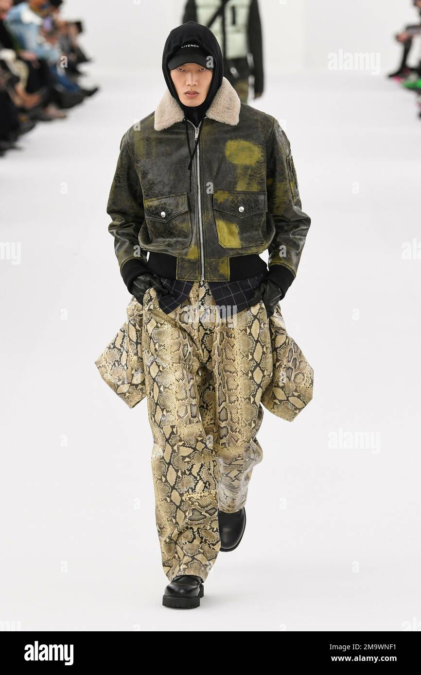 Paris, France. 18th Jan, 2023. GIVENCHY men Fall/Winter 2023-24 Runway ...