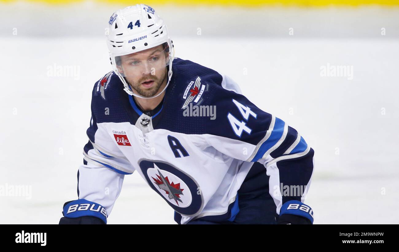 Winnipeg Jets Defense player Josh Morrissey during an NHL hockey game ...
