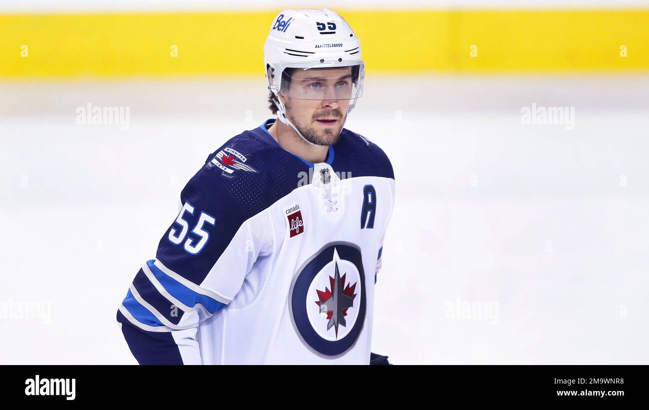 Winnipeg Jets Center player Mark Scheifele during an NHL hockey game ...