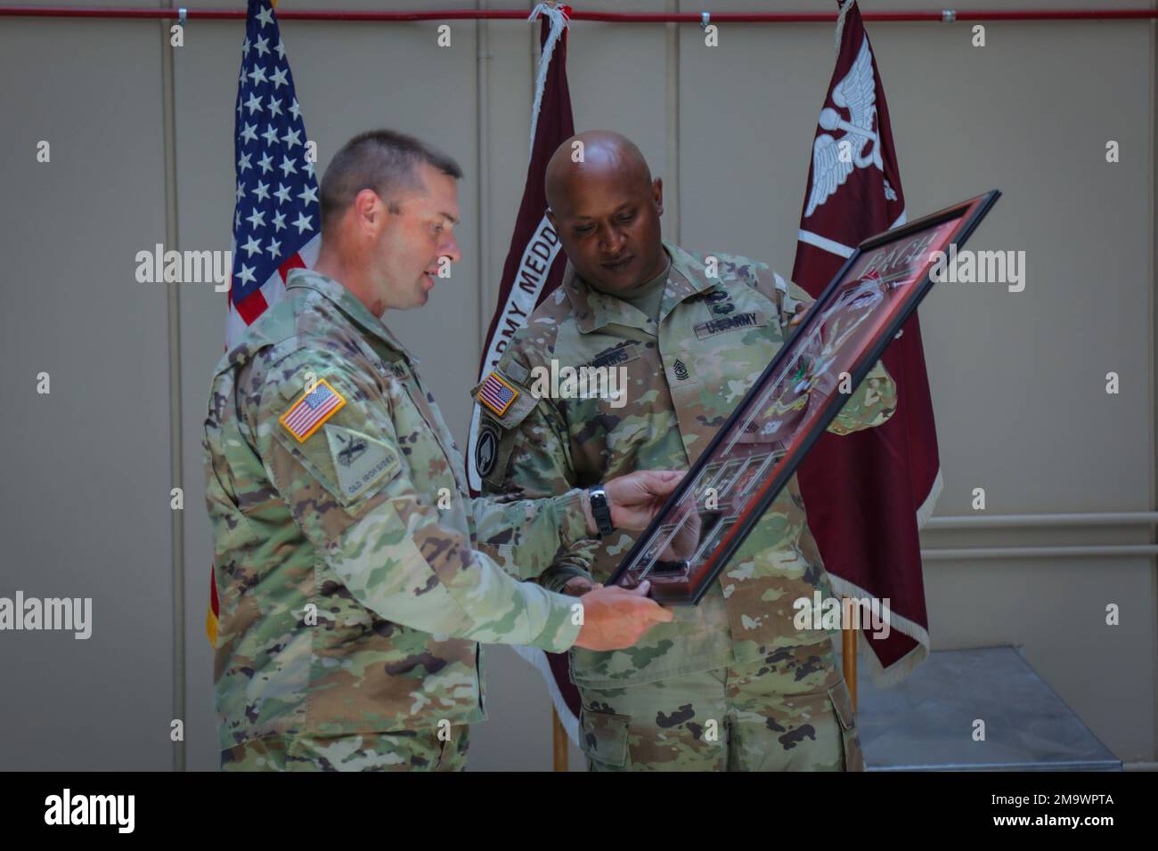 Master Sgt. Anthony S. Alvarez accepted the Blanchfield Army Community ...