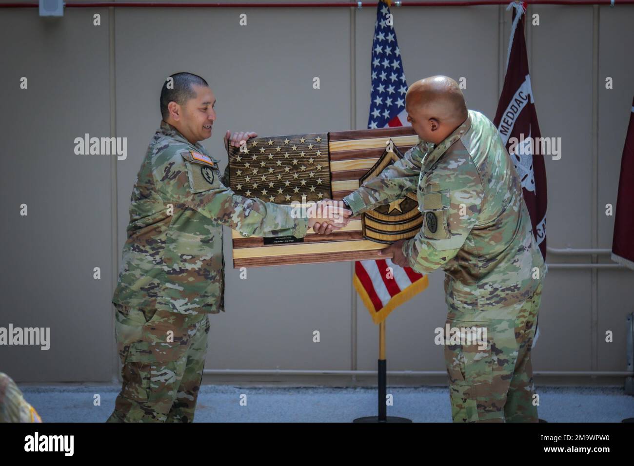 Master Sgt. Anthony S. Alvarez accepted the Blanchfield Army Community ...