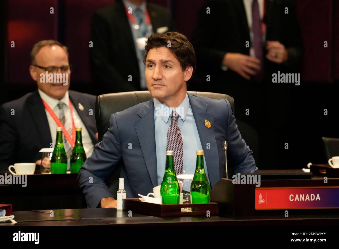 Canadian Prime Minister Justin Trudeau attends the Partnership for ...