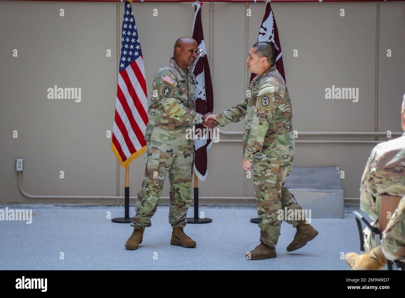 Master Sgt. Anthony S. Alvarez accepted the Blanchfield Army Community ...