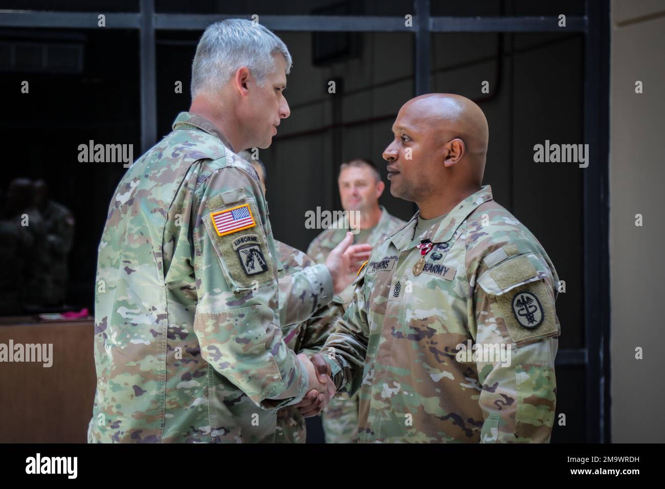 Master Sgt. Anthony S. Alvarez accepted the Blanchfield Army Community ...