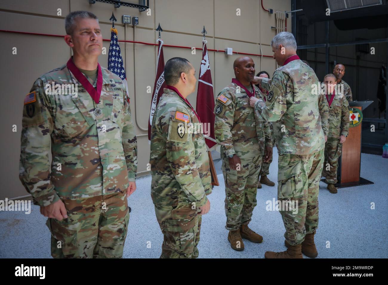 Master Sgt. Anthony S. Alvarez accepted the Blanchfield Army Community ...