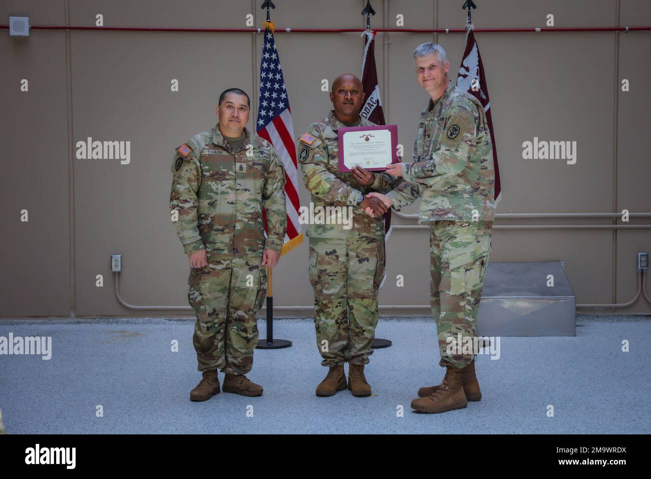 Master Sgt. Anthony S. Alvarez accepted the Blanchfield Army Community ...
