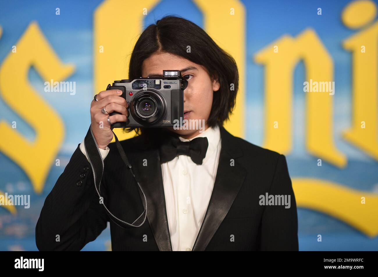 Iqbaal Ramadhan arrives at the premiere of "Glass Onion: A Knives Out ...