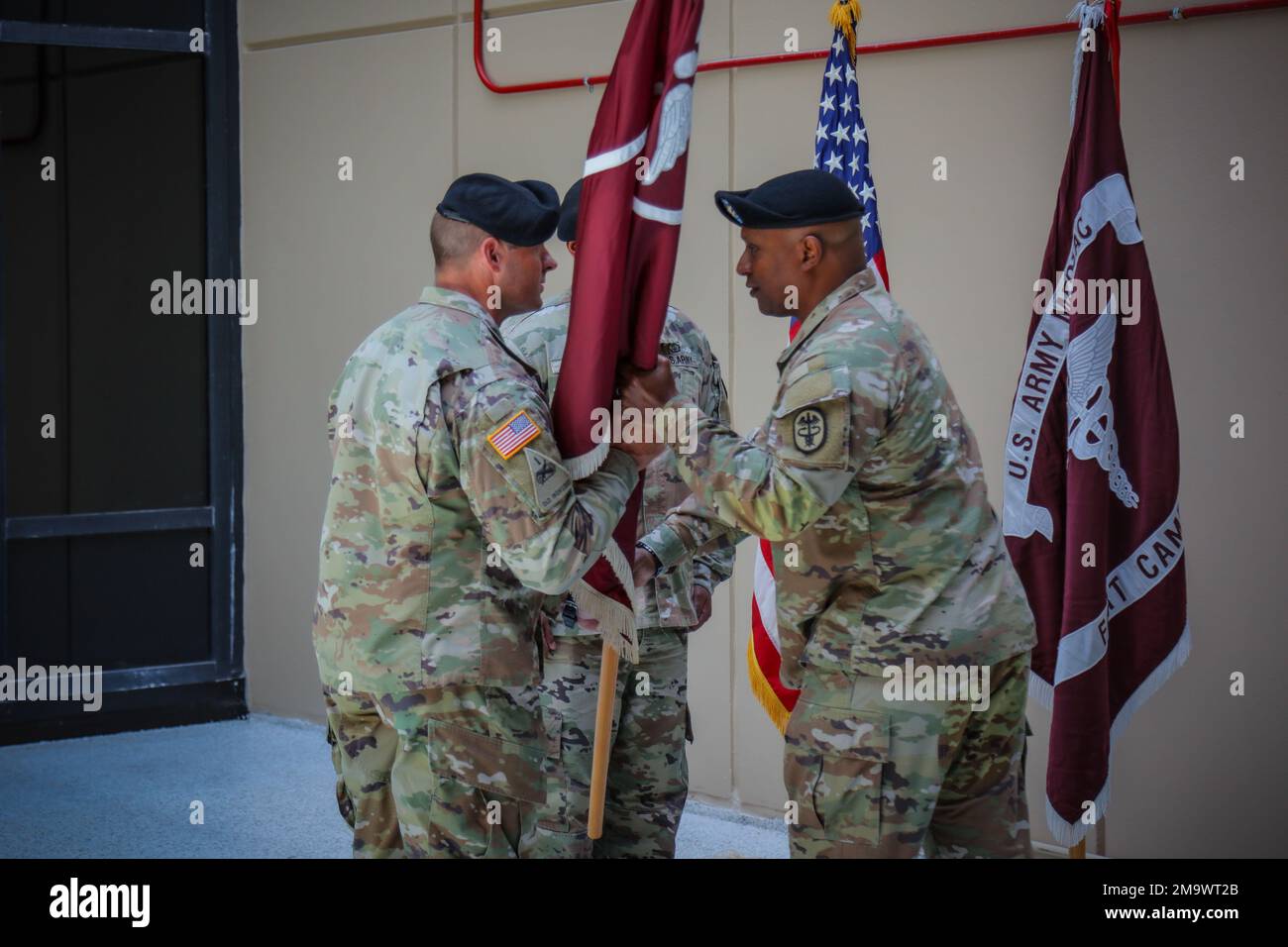 Master Sgt. Anthony S. Alvarez accepted the Blanchfield Army Community ...