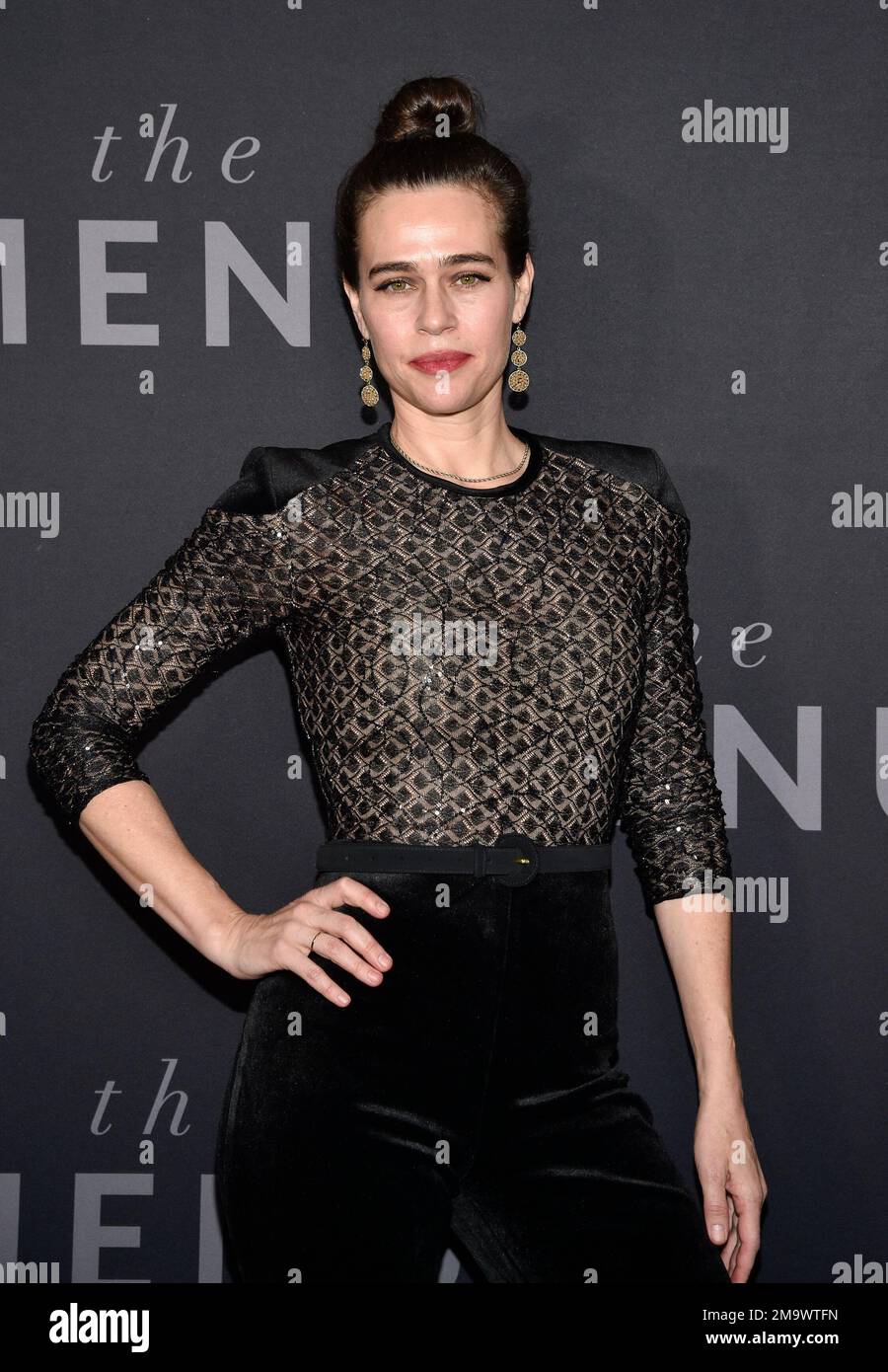 Betsy Koch attends the premiere of "The Menu" at AMC Lincoln Square on ...