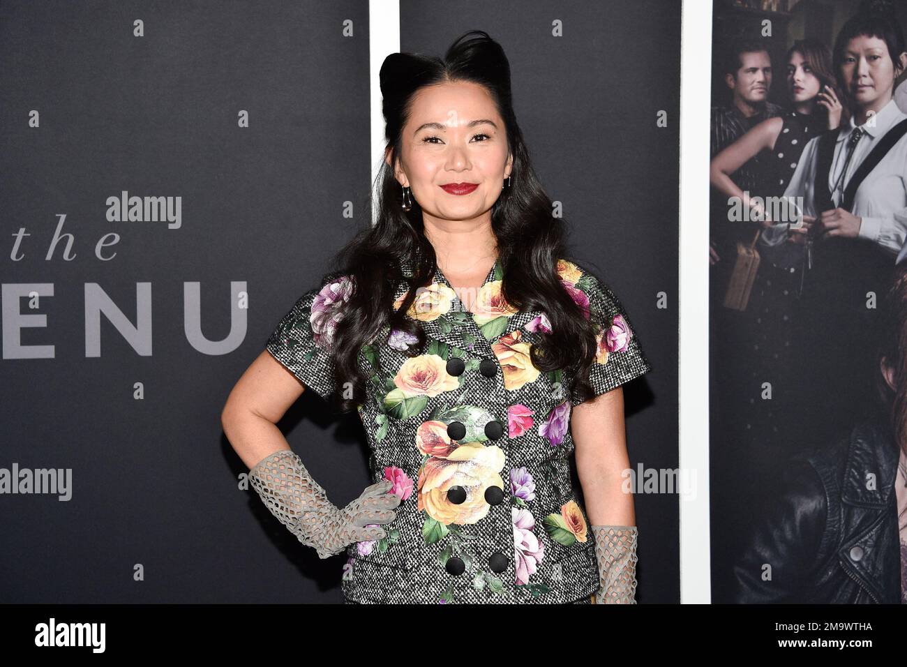 Hong Chau attends the premiere of "The Menu" at AMC Lincoln Square on ...