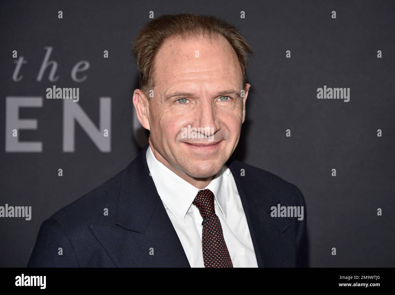 Ralph Fiennes attends the premiere of "The Menu" at AMC Lincoln Square ...