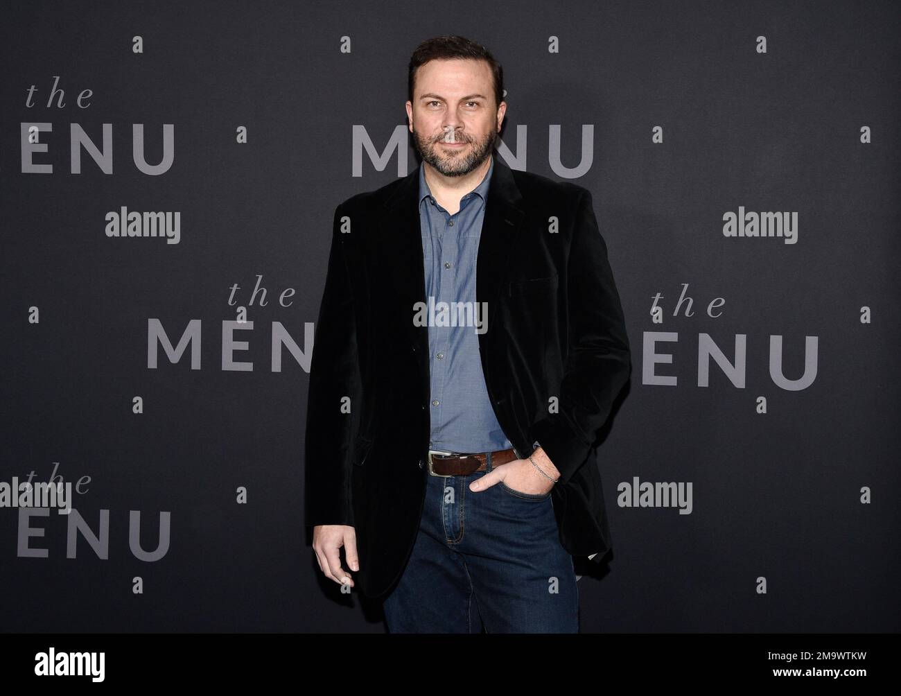 Matthew Cornwell attends the premiere of "The Menu" at AMC Lincoln ...