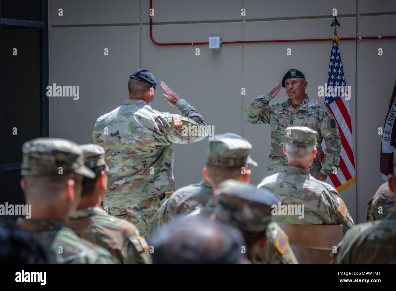 Master Sgt. Anthony S. Alvarez accepted the Blanchfield Army Community ...