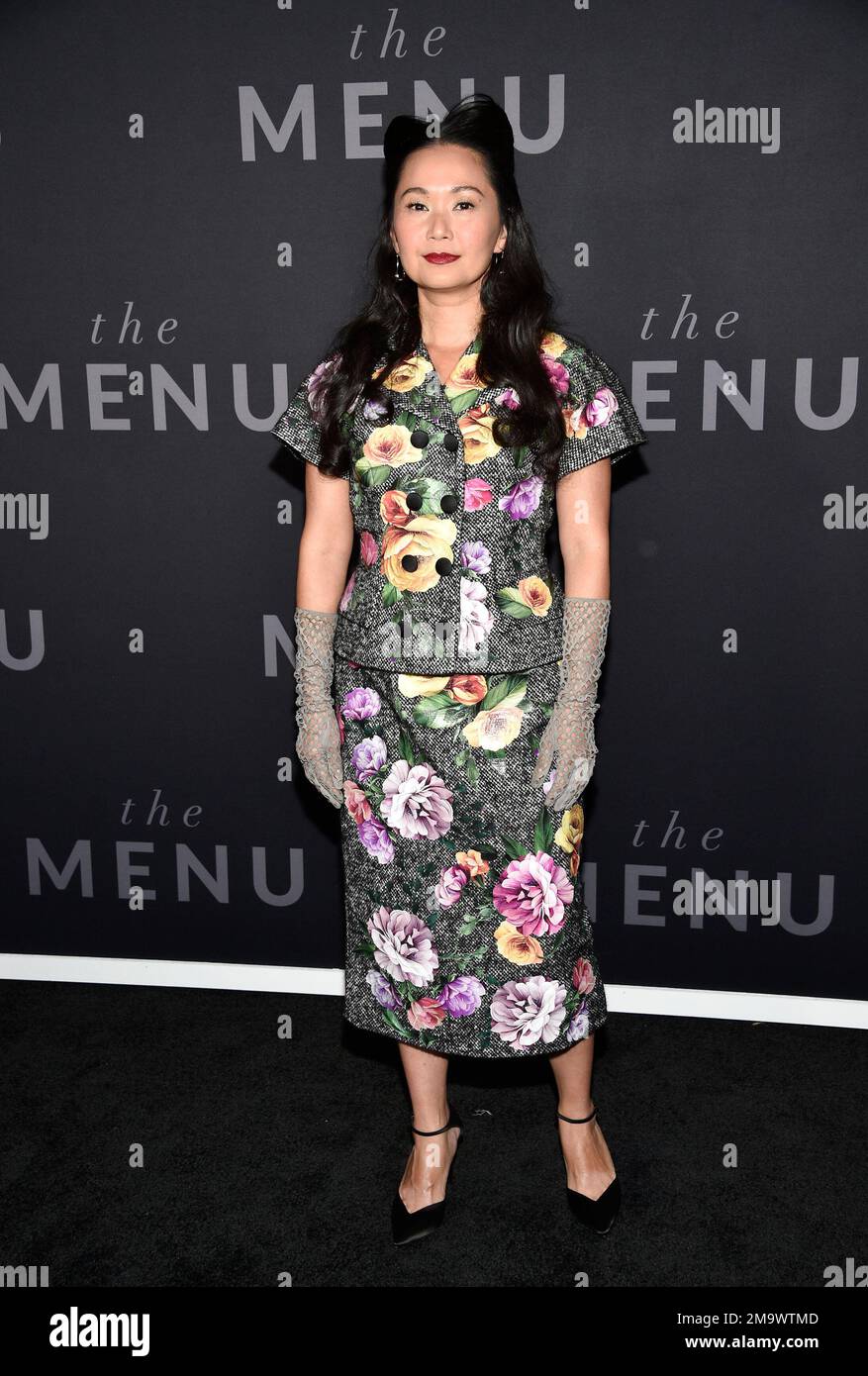 Hong Chau attends the premiere of "The Menu" at AMC Lincoln Square on ...