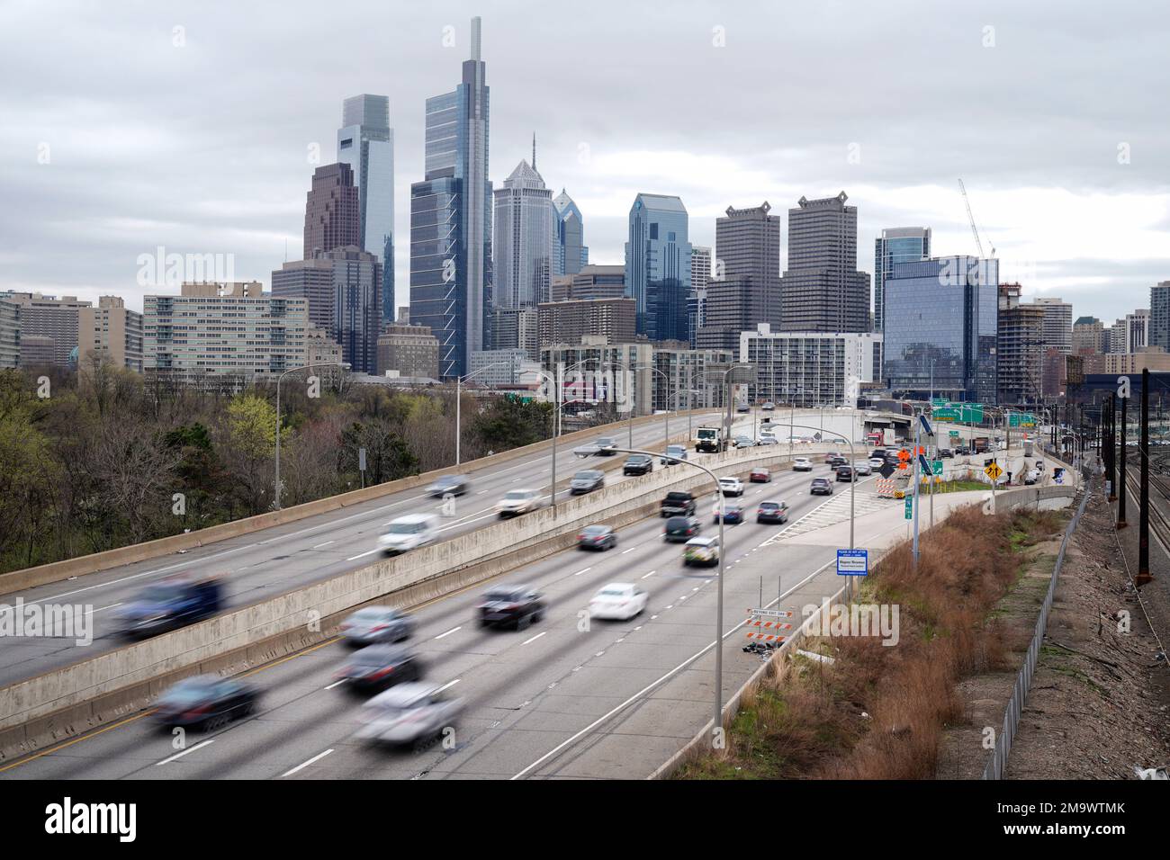 FILE - Traffic moves along the Interstate 76 highway on March 31, 2021 ...