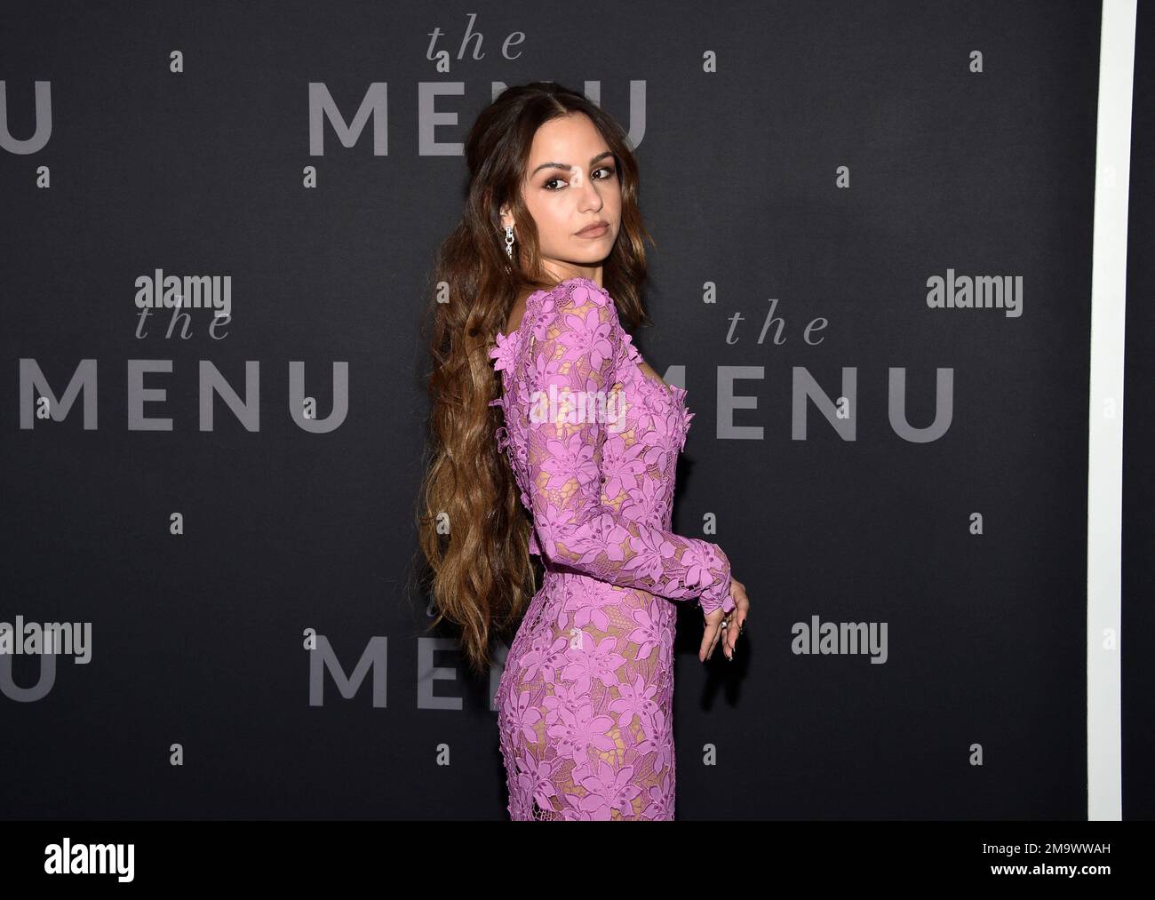 Aimee Carrero attends the premiere of "The Menu" at AMC Lincoln Square ...