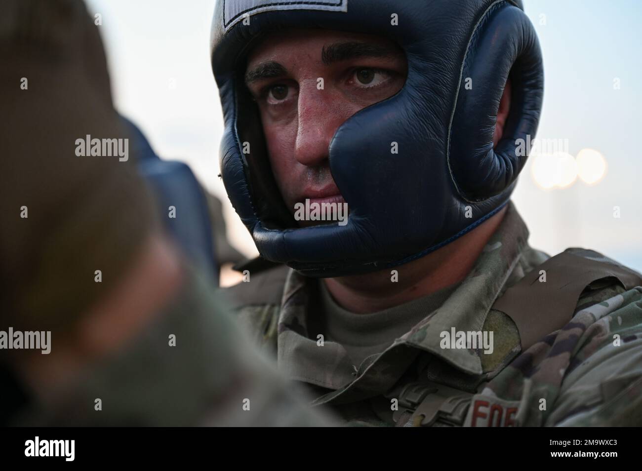 U.S. Air Force Senior Airman Jake Buck, assigned to 4th Combat Camera ...