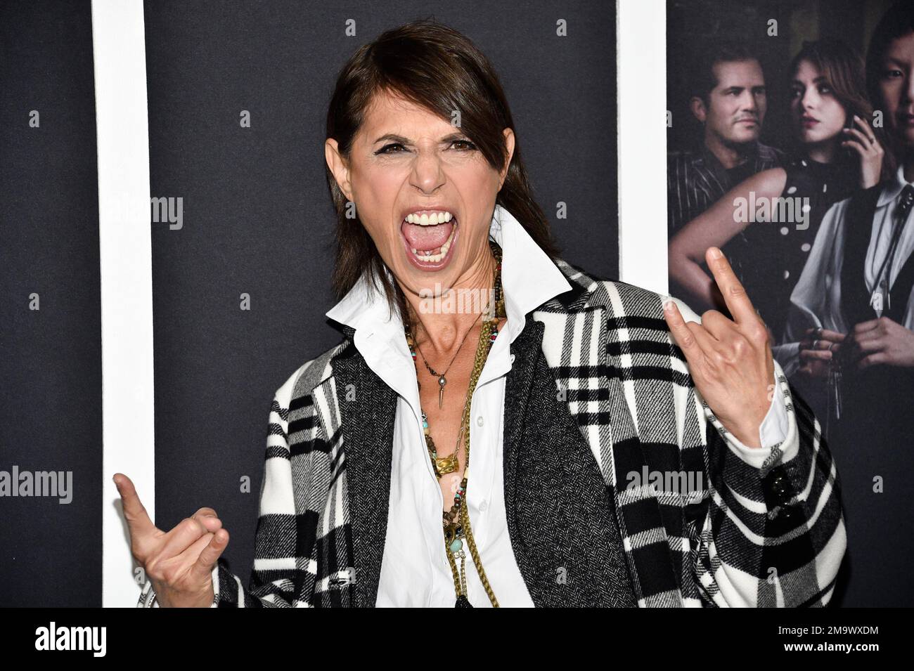 Chef Dominique Crenn attends the premiere of "The Menu" at AMC Lincoln ...