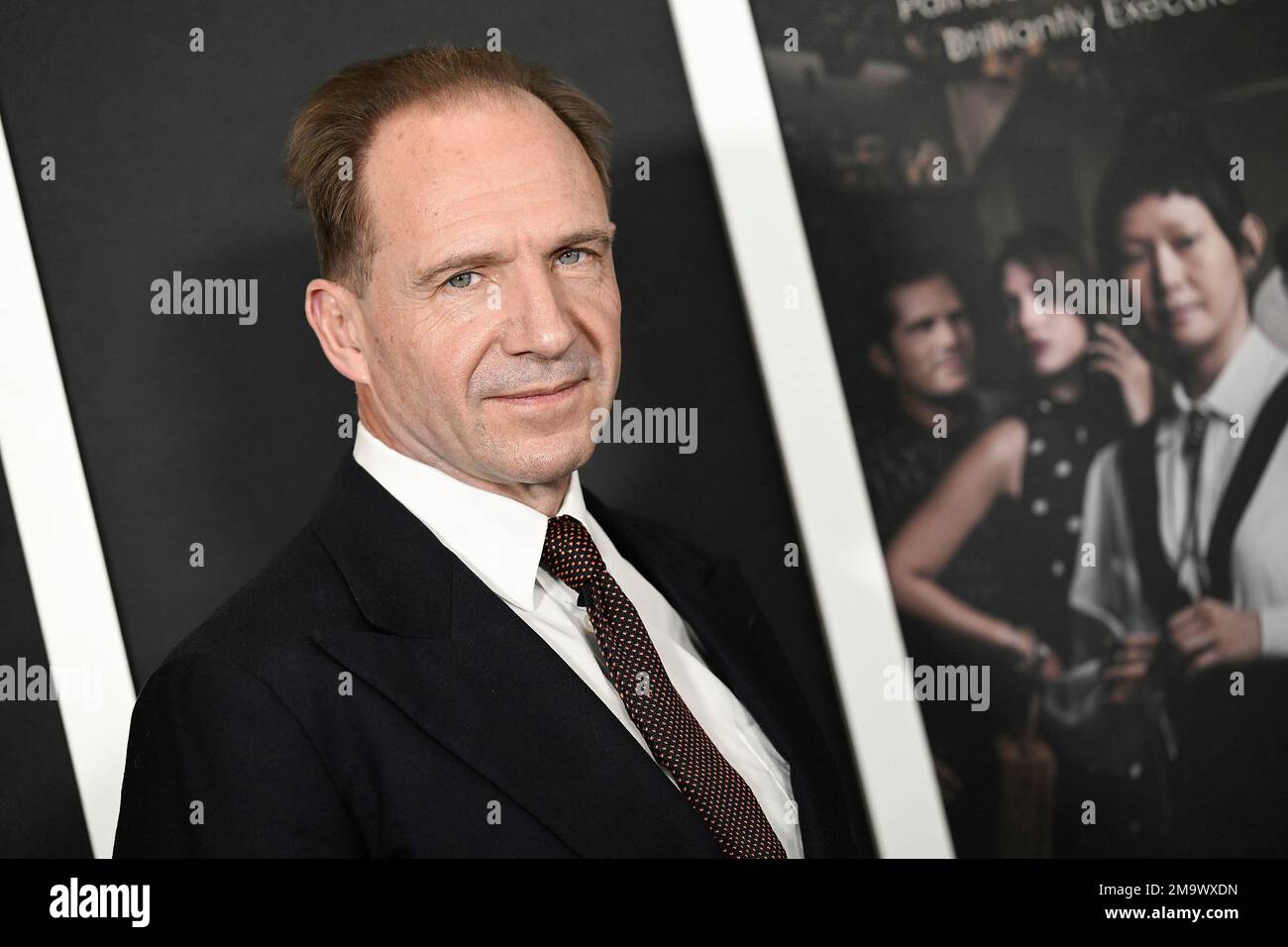 Ralph Fiennes attends the premiere of "The Menu" at AMC Lincoln Square ...