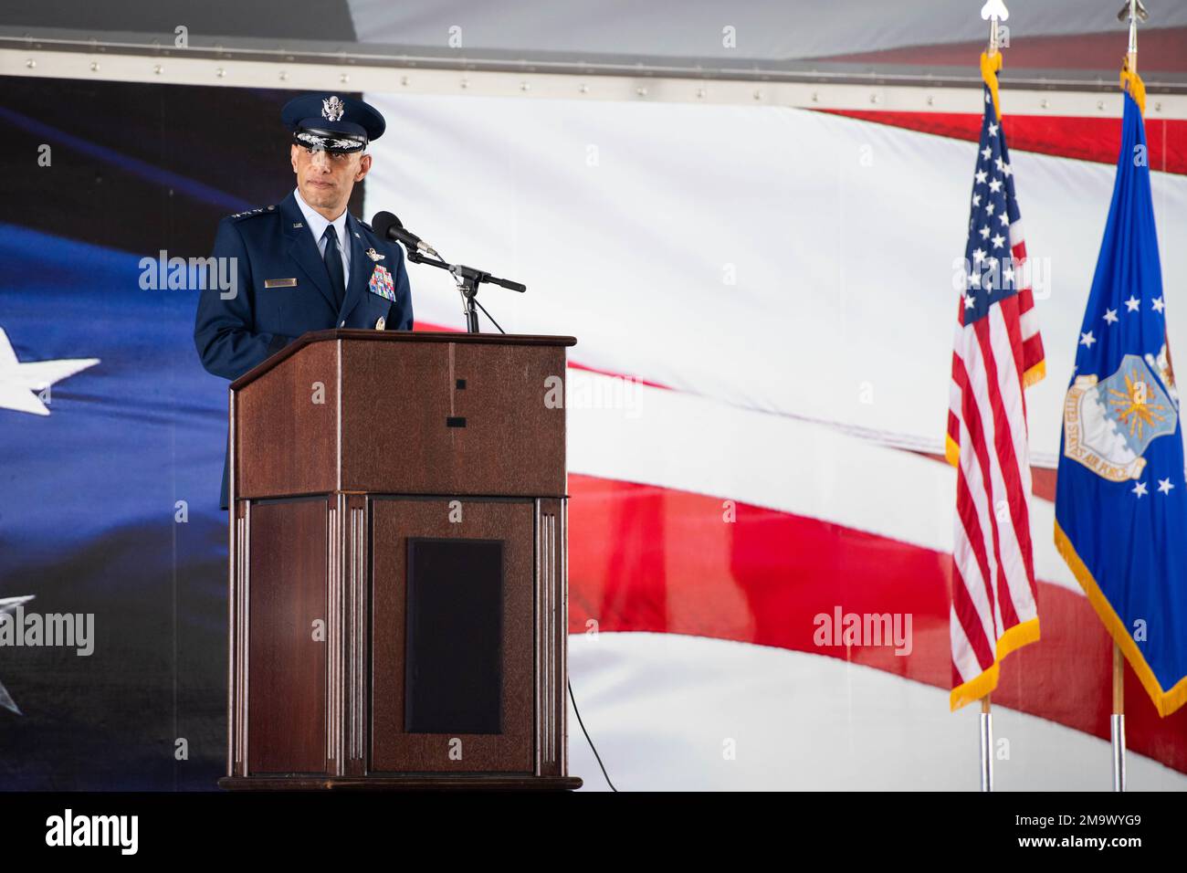 U.S. Air Force Lt. Gen. Brian Robinson, commander of Air Education and ...