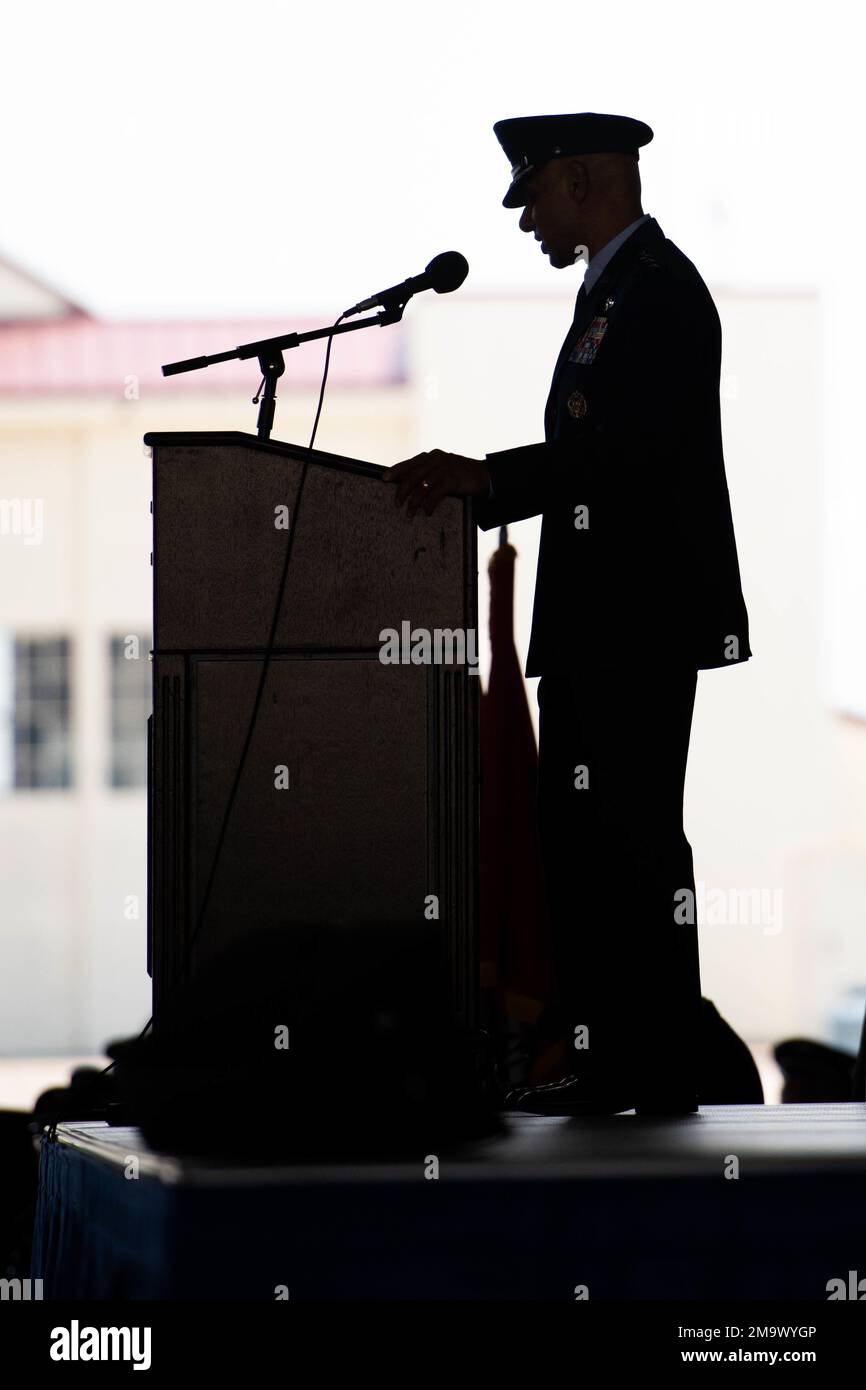 U.S. Air Force Lt. Gen. Brian Robinson, commander of Air Education and ...