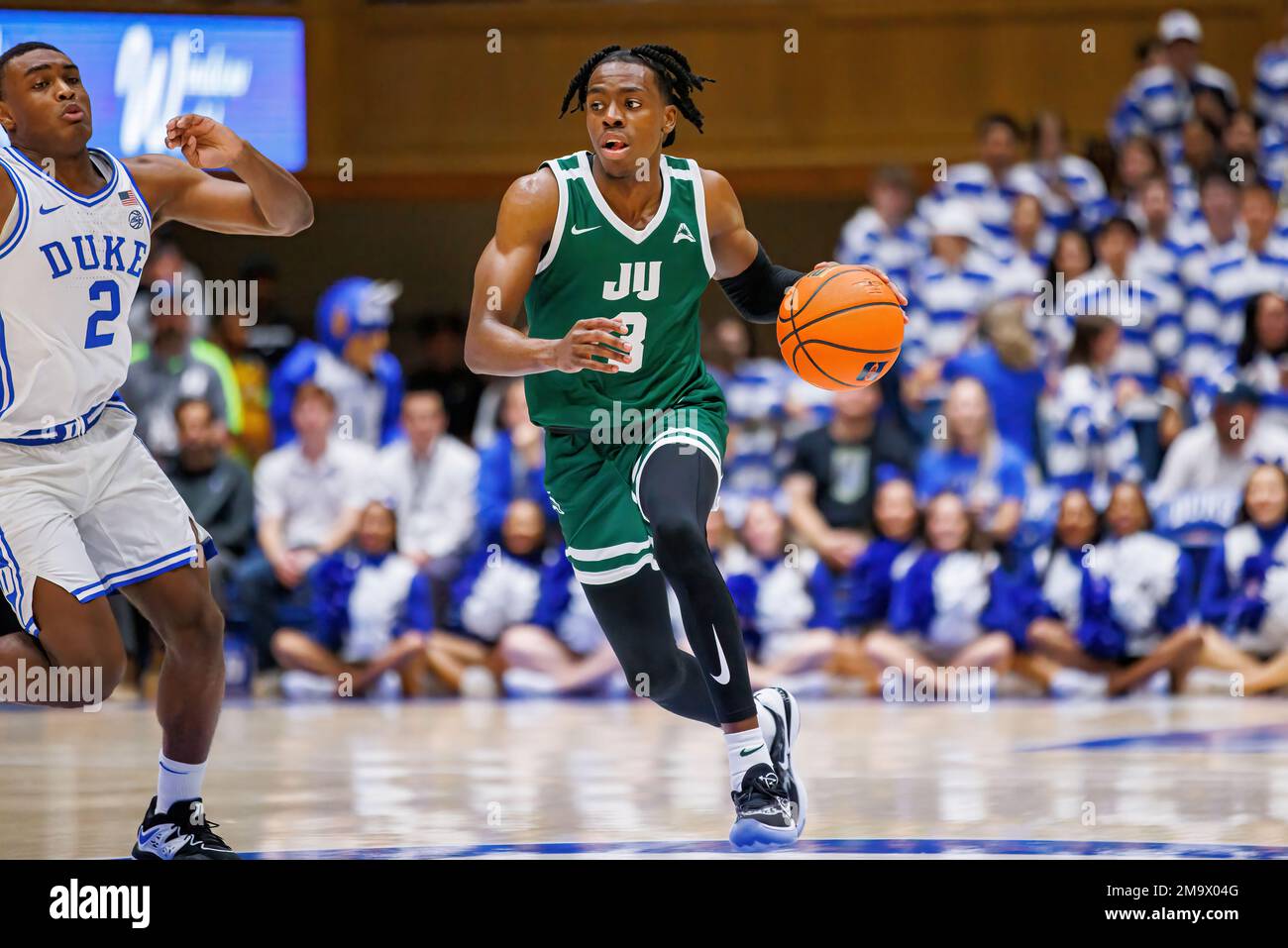 Jacksonville's Kevion Nolan (3) handles the ball during an NCAA college ...