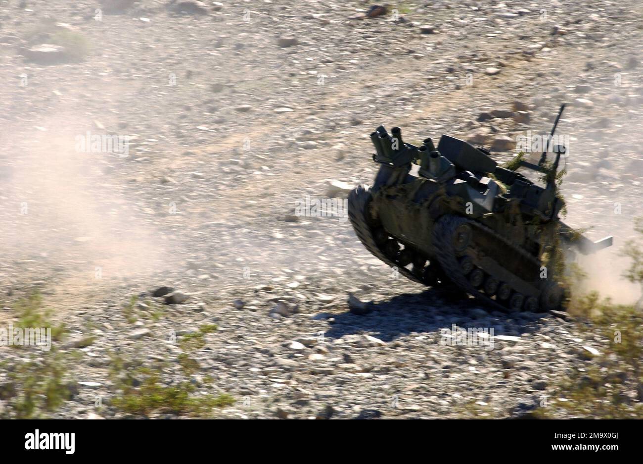 A US Marine Corps (USMC) Gladiator, a Tactical Unmanned Ground Vehicle ...