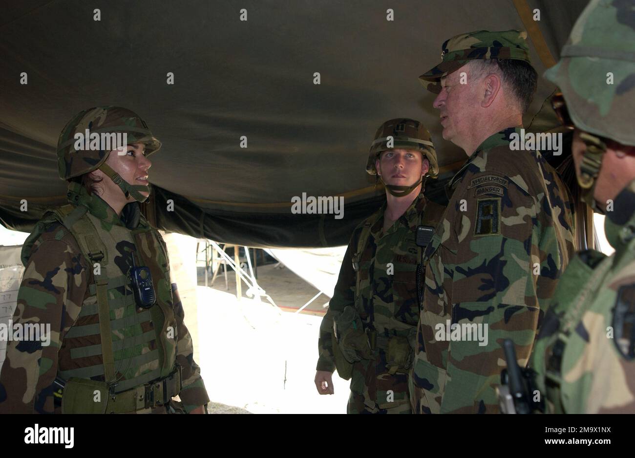 Visit to camp santiago army field training facility hi-res stock ...