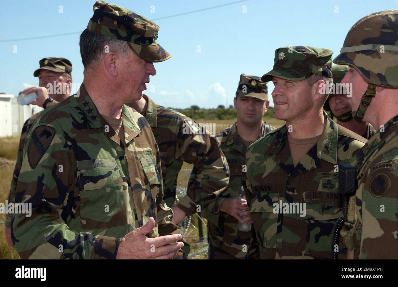 Visit to camp santiago army field training facility hi-res stock ...