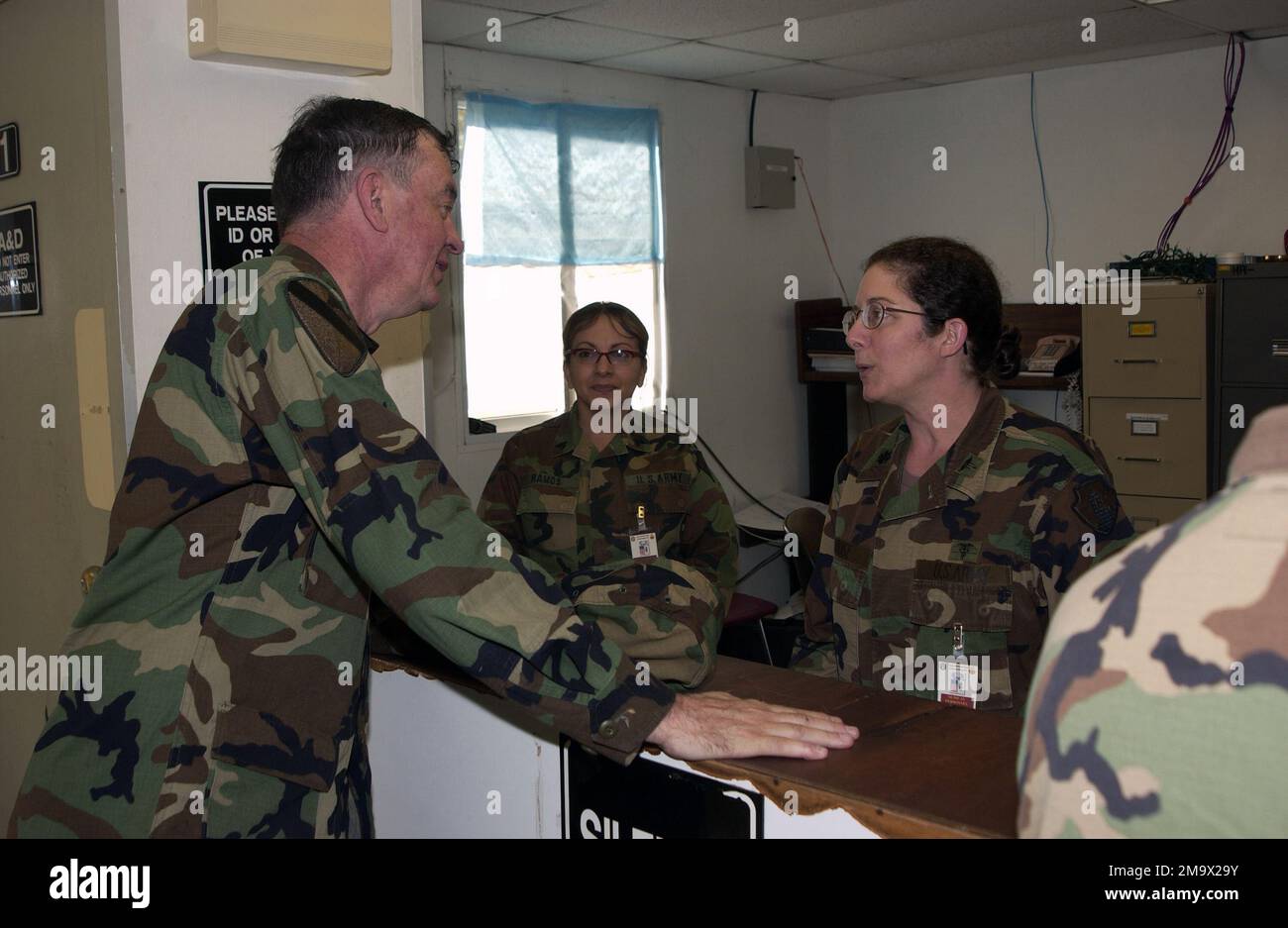 Visit to camp santiago army field training facility hi-res stock ...