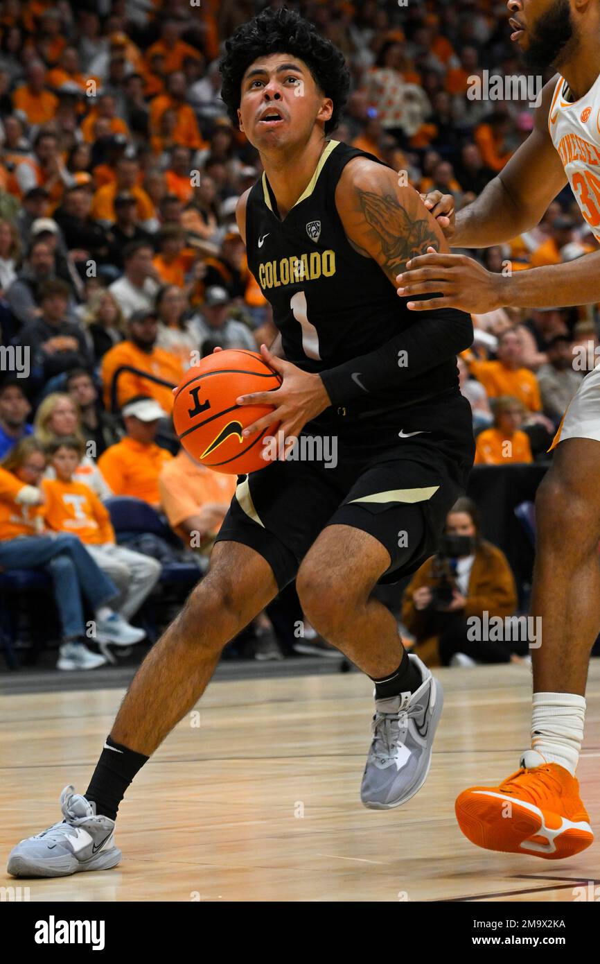 Colorado guard Julian Hammond III (1) plays against Tennessee during an ...