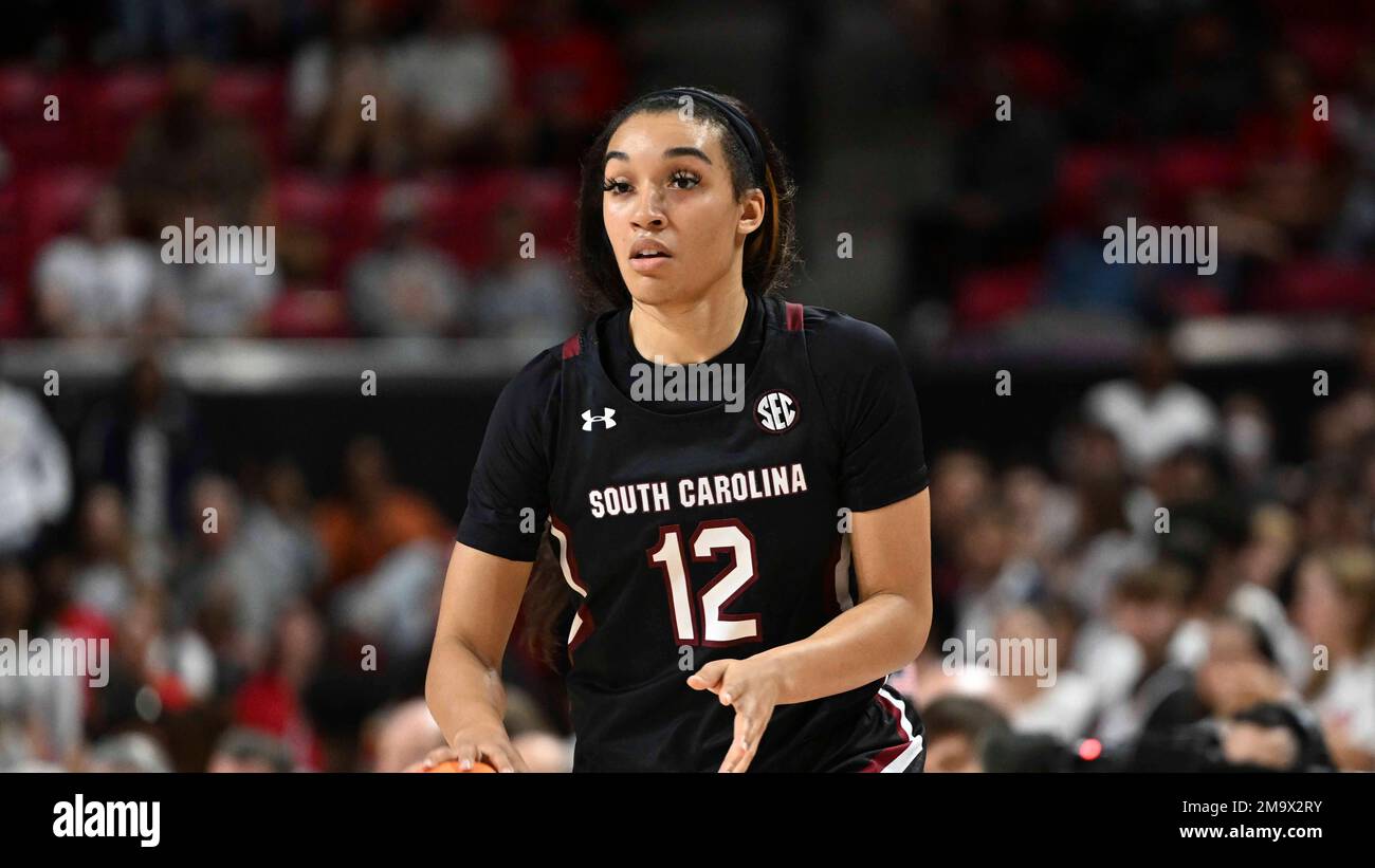 South Carolina's Brea Beal in the first half of an NCAA college ...