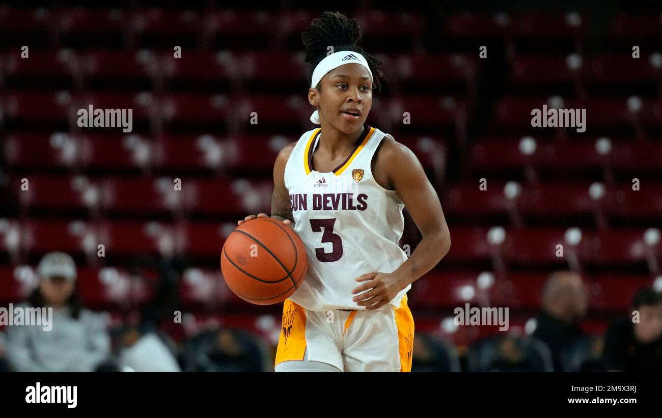 Arizona State guard Tyi Skinner (3) during an NCAA basketball game ...