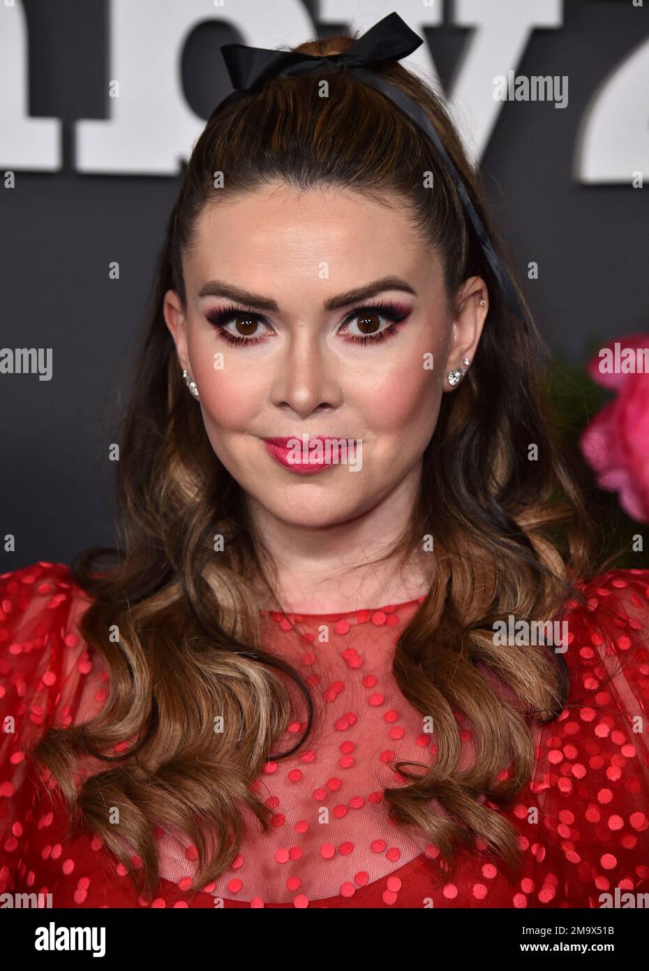 Carly Steel arrives at the 2022 Baby2Baby Gala on Saturday, Nov. 12, 2022, at the Pacific Design ...