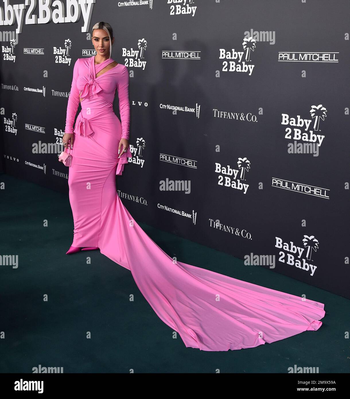Kim Kardashian arrives at the 2022 Baby2Baby Gala on Saturday, Nov. 12 ...