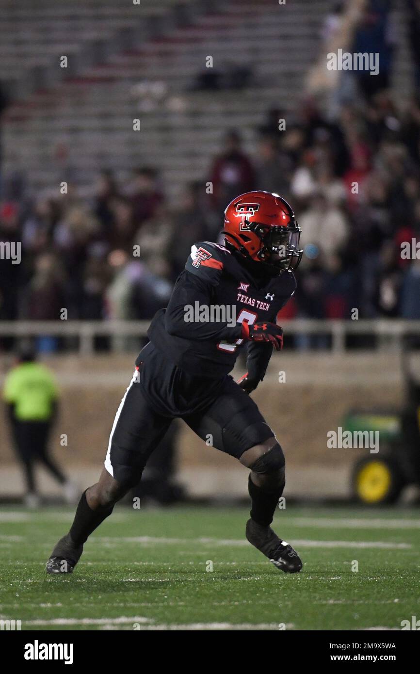 Texas Tech defensive back Marquis Waters (9) on the field against ...