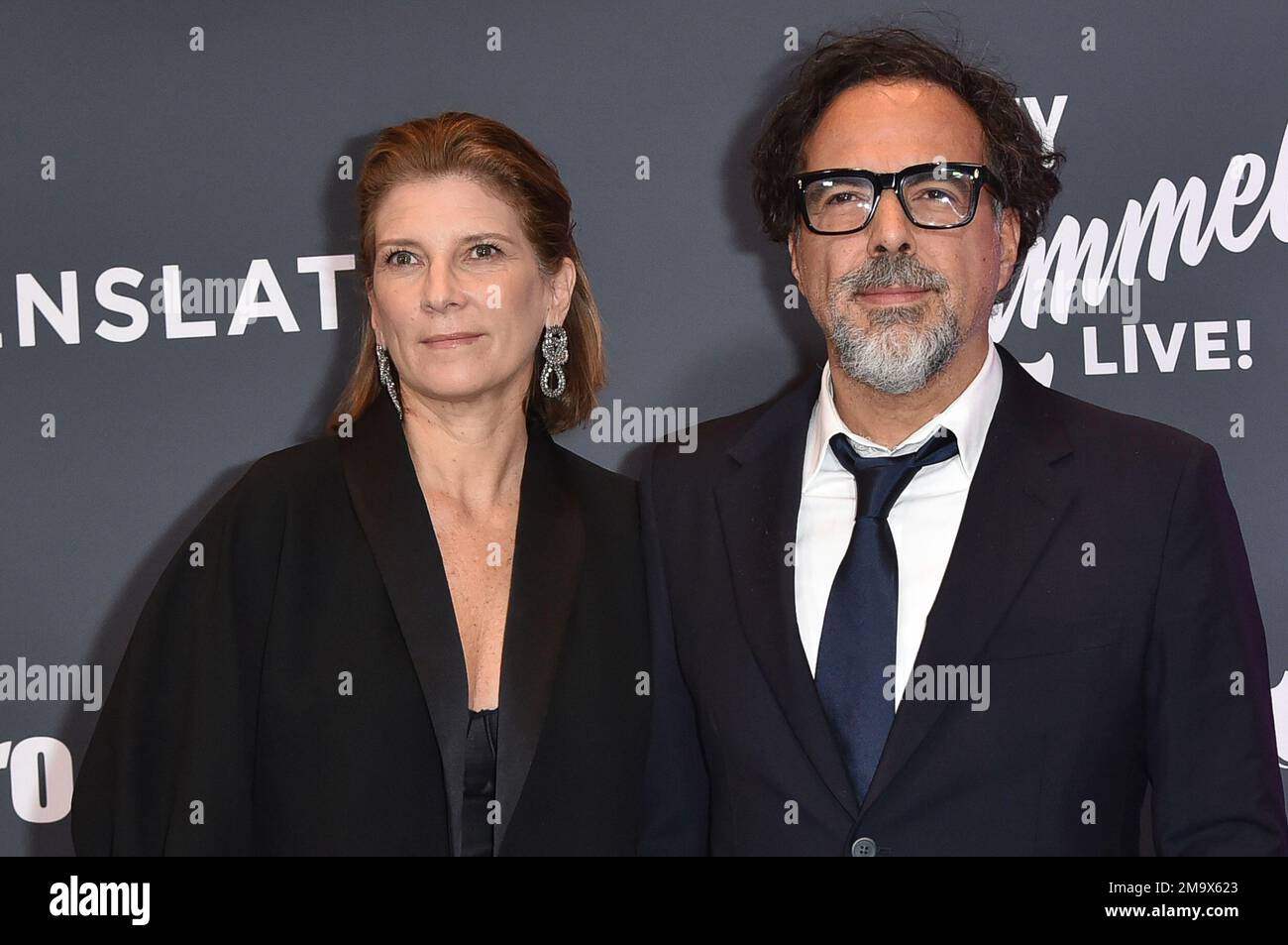 María Eladia Hagerman, left, and Alejandro González Iñárritu arrive at ...
