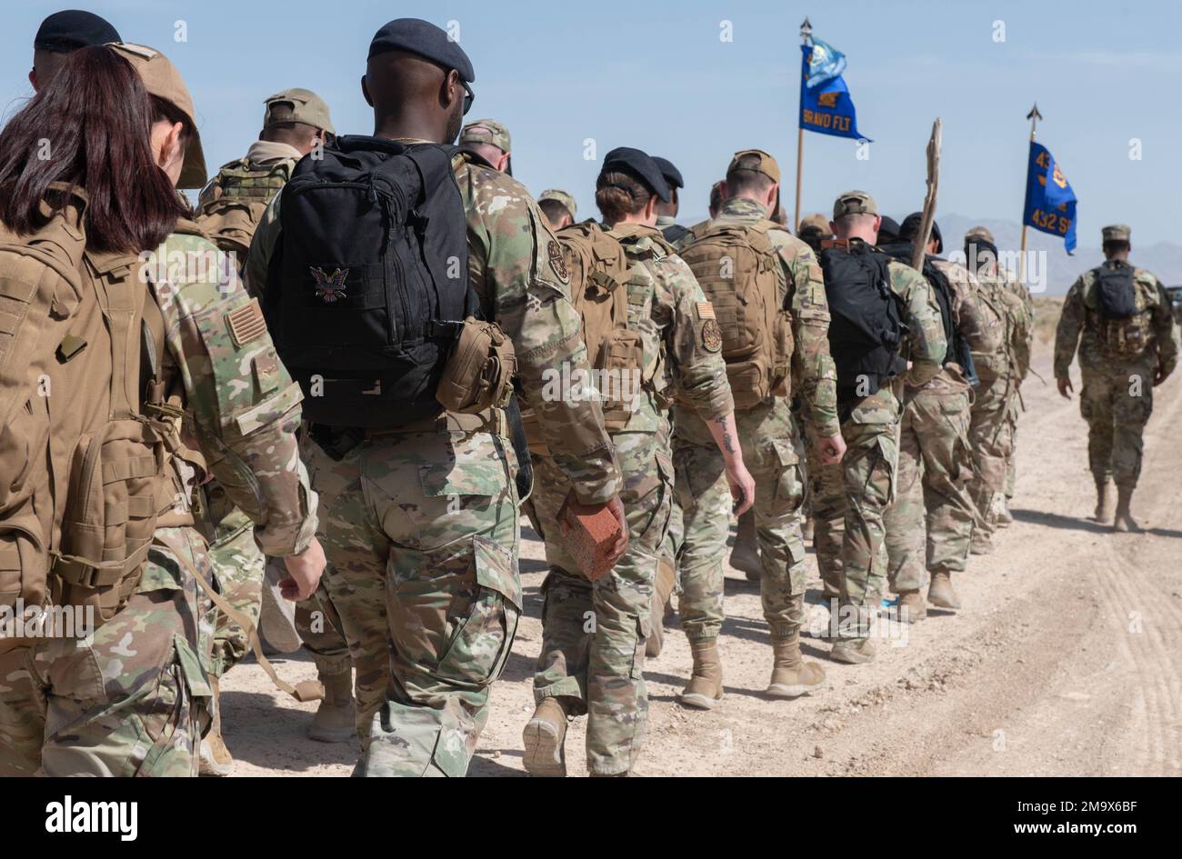 U.S. Air Force Airmen assigned to the 432nd Security Forces Squadron ...