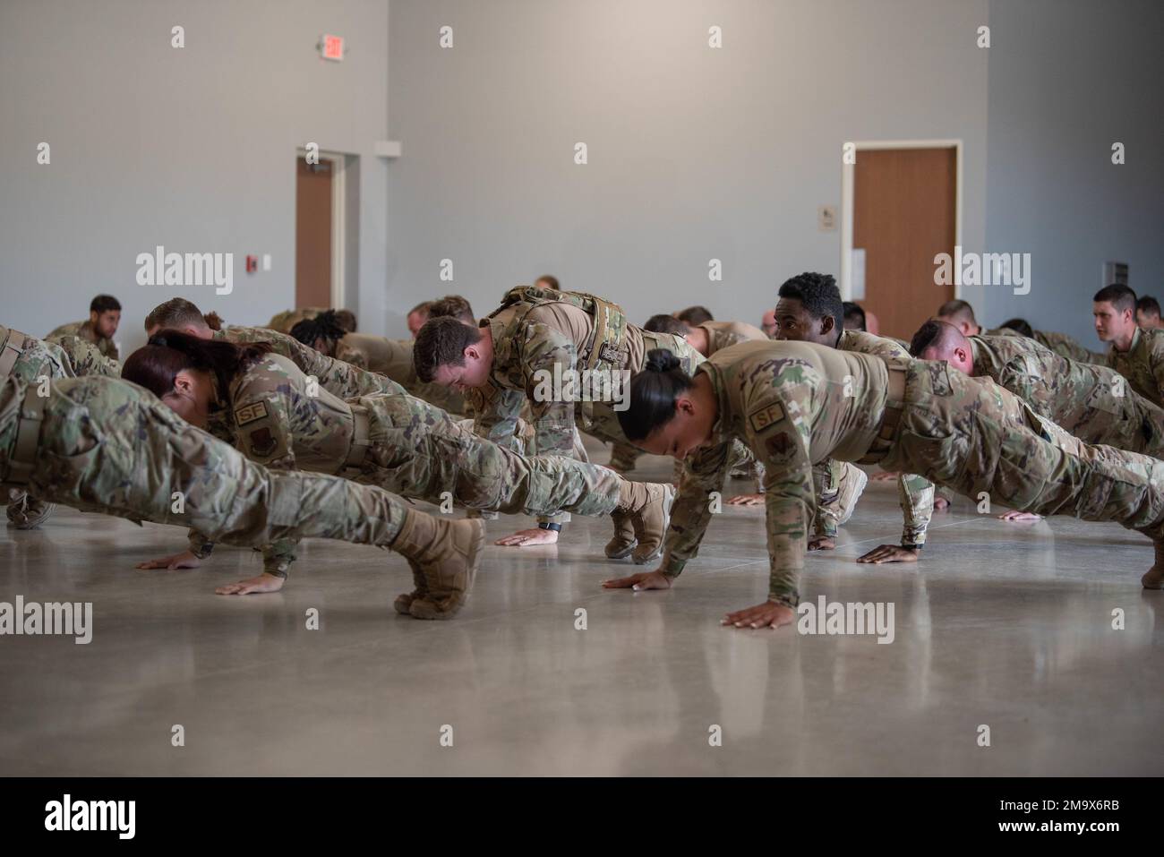 U.S. Air Forces Airmen assigned to the 432nd Security Forces Squadron ...