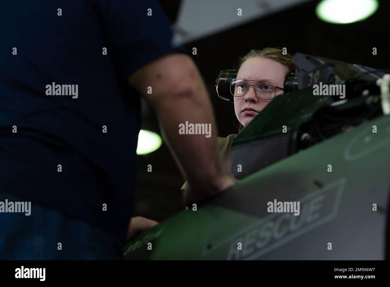 U.S. Air Force Airman 1st Class Kylie Robey, 52nd Aircraft Maintenance ...