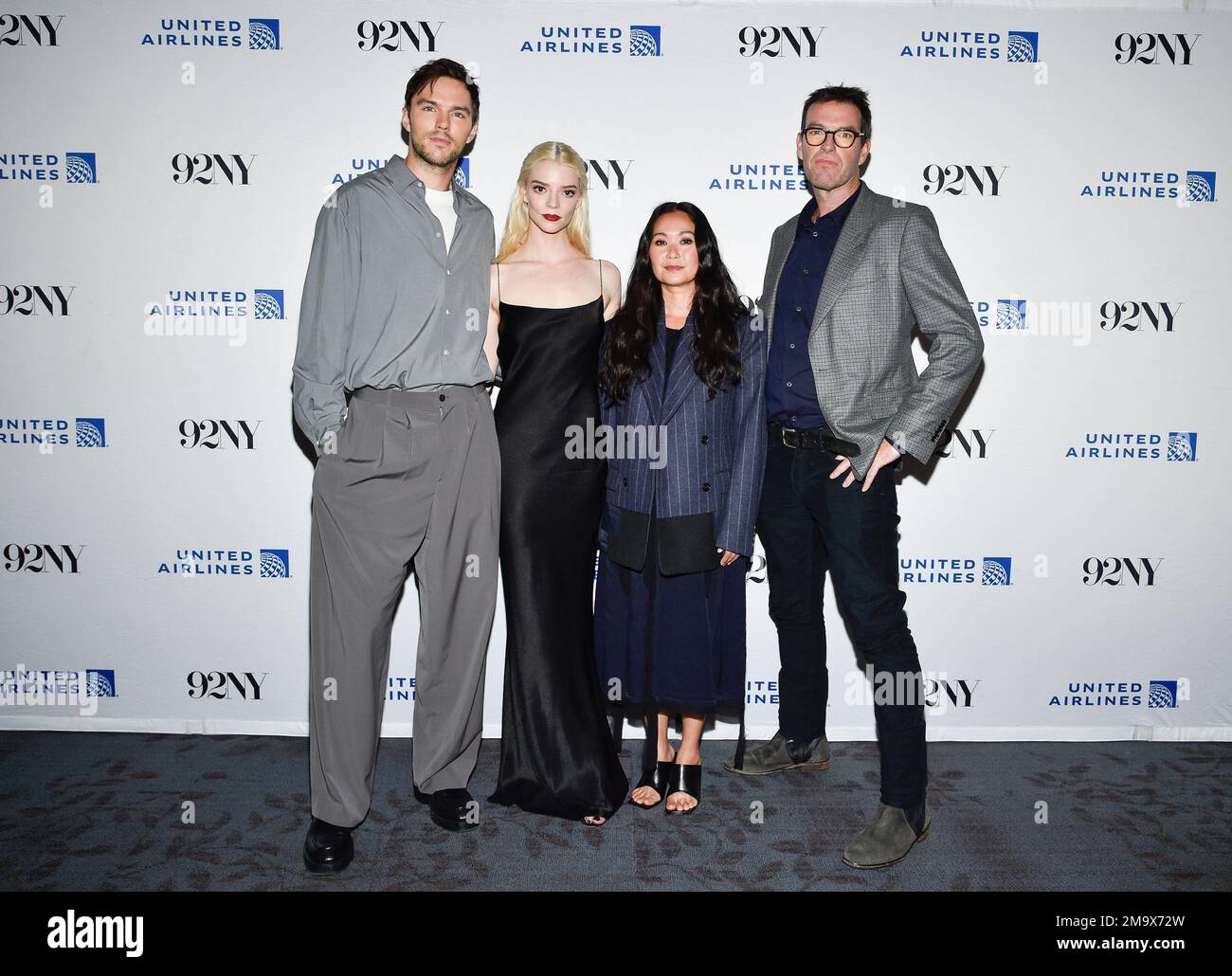 Actors Nicholas Hoult, left, Anya Taylor-Joy, Hong Chau and director ...
